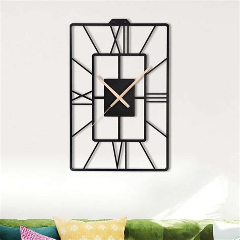 Rectangular Wall Clock Etsy