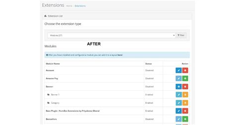Fix Opencart Admin Module Page Freeze Ocmod