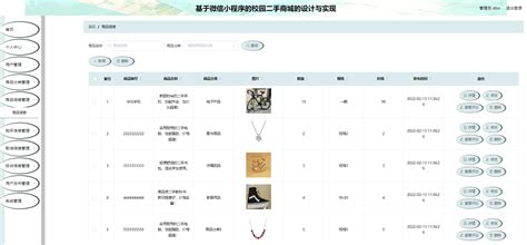 基于微信小程序springboot校园二手商城系统设计和实现
