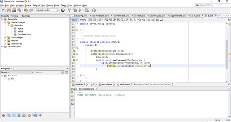 Keyadapter Trong Java Programming Dạy Nhau Học