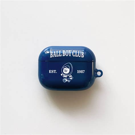 볼보이클럽 네이비 에어팟 버즈3 케이스