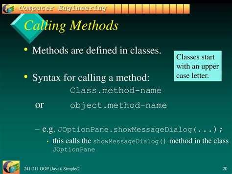 Ppt 241 211 Oop Java Powerpoint Presentation Free Download Id3852553