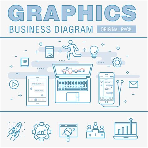 Premium Vector Business Graphics Of Modern Office Industry