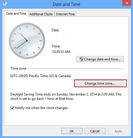 How To Change Time Zone In Windows
