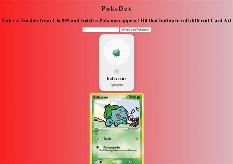 GitHub KewaunC Pokemon API