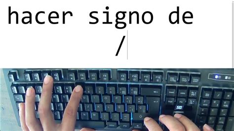 Como Hacer El Signo De Barra Diagonal En Mi Teclado 2023 Actualizado Youtube