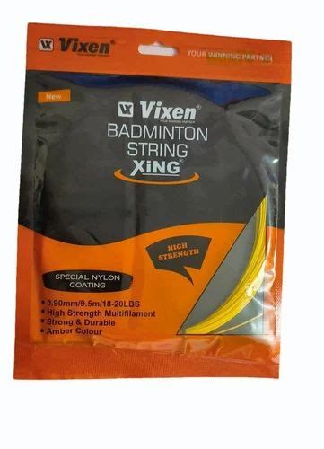 Multicolor BADMINTON STRING NYLON Model Name Number Xing At Box Of Pieces In Meerut