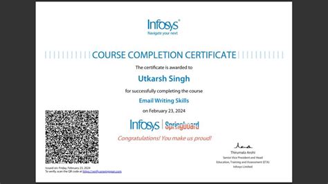 Utkarsh Singh On Linkedin Infosysspringboard