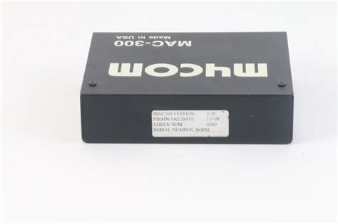 Mycom Mac 300 Multi Axis Motion Controller Missing Axisport B C