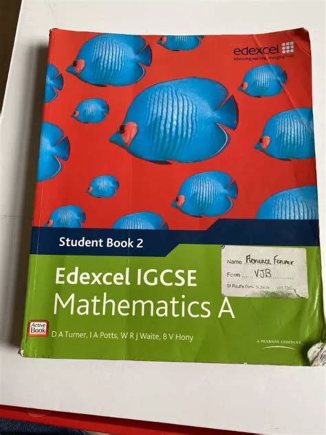 Edexcel International Gcse Mathematics A Student Book 2 £300 Picclick Uk