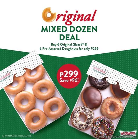 Krispy Kremes Original Mixed Dozen Deal For Php299 Proud Kuripot