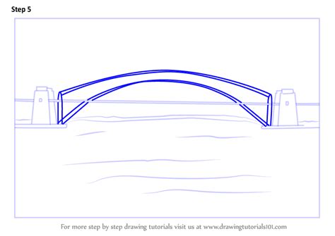 How To Draw Sydney Harbour Bridge Bridges Step By Step DrawingTutorials Com