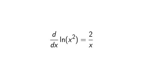 What Is The Derivative Of Ln X 2 [full Solution]