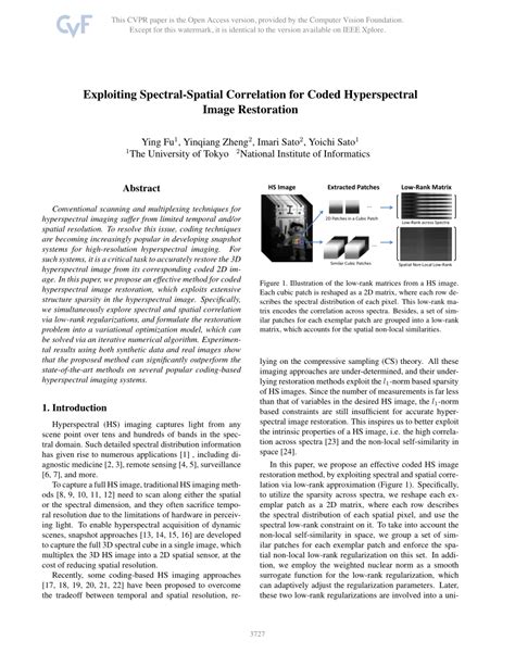 pdf exploiting spectral spatial correlation for coded hyperspectral