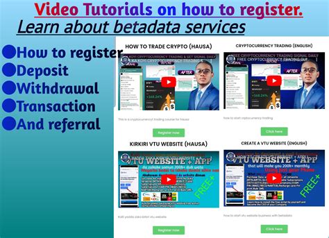 Betadata Your One Stop Digital Platform For Vtu Servicetrading Academy And Investment