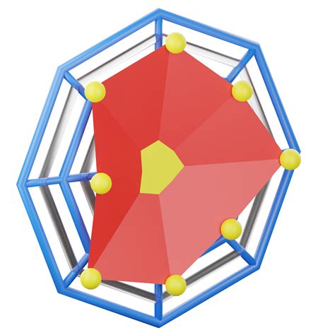 3d Illustration Spider Chart 40502217 Png