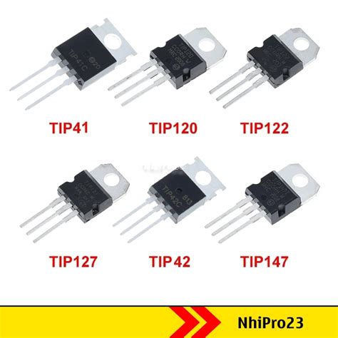 Power Transistor Tip41c Tip42c Tip120 Tip122 Tip127 Tip137 Tip147 Pnp