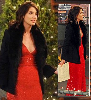 Robins Red Glittery Gown On How I Met Your Mother How I Met Your