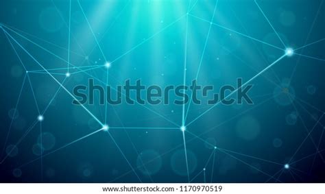 Abstract Polygonal Plexus Shapes Vector Background Stock Vector Royalty Free