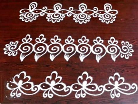 Simple Rangoli Border Designs