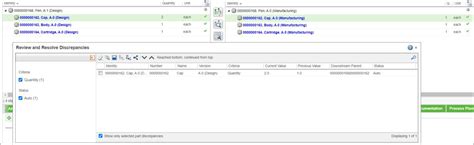 Use Case Resolving Individual Discrepancy Using The Show Only Selected Part Discrepancies Checkbox