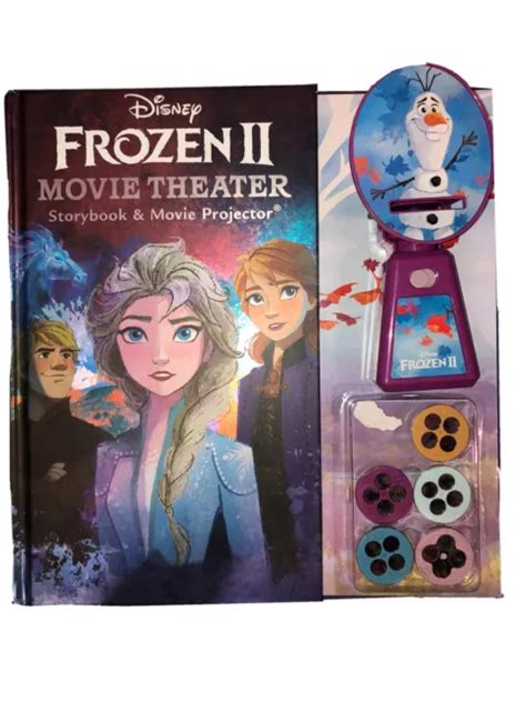 DISNEYS FROZEN 2 Movie Theatre Storybook And Movie Projector 2019 Scholastic EUR 17 61