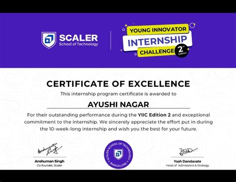 Ayushi Nagar On Linkedin Yiic Scalerschooloftechnology