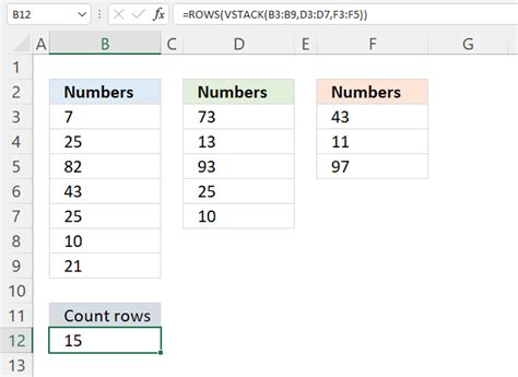 How To Use The Rows Function