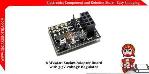 Jual NRF24L01 Socket Adapter Board With 3 3V Voltage Regulator