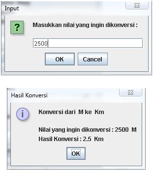 Java Tutorial Aplikasi Konversi Satuan Panjang Place To Sharing