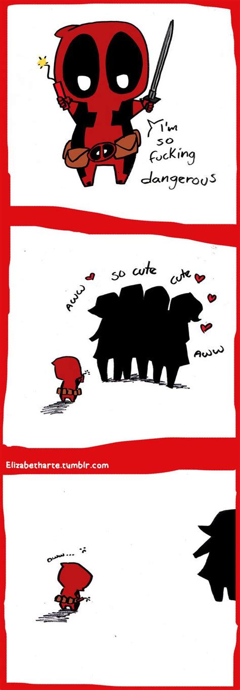 Deadpool So Cute By Elizabetharte On Deviantart Superhéroes