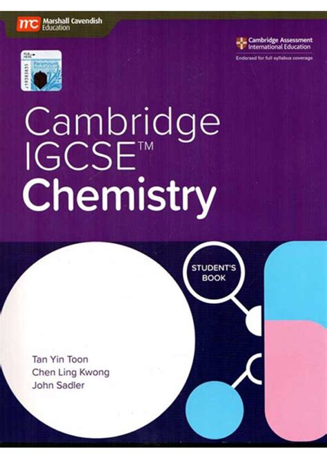 Igcse Chemistry Cambridge Igcse™ Co Ordinated Sciences Chemistry