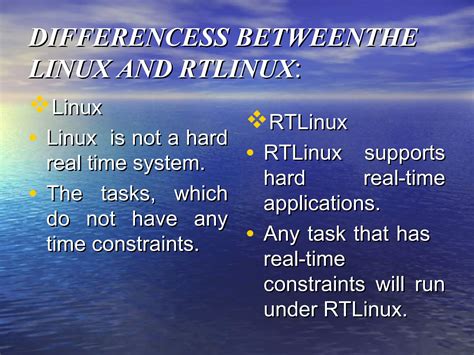RT Linux PPT Operating Systems Computer Software And Applications