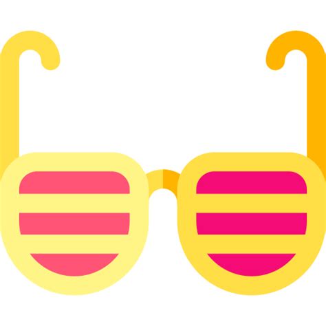 Party Glasses Basic Rounded Flat Icon Party Glasses Basic Rounded Flat Icon