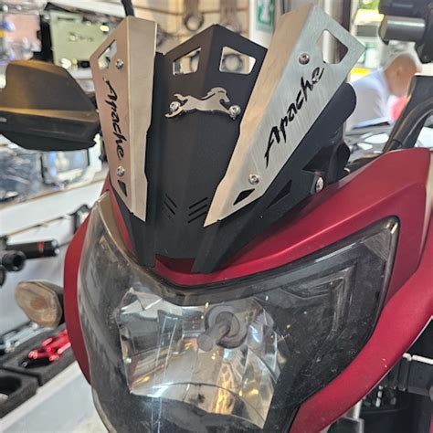 Cupula En Acero Tvs Apache 160200 4v Cachos Welc Power
