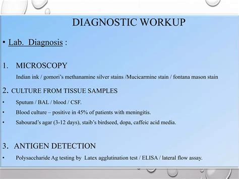 Cryptococcal Meningitis Case Presentation Pptx