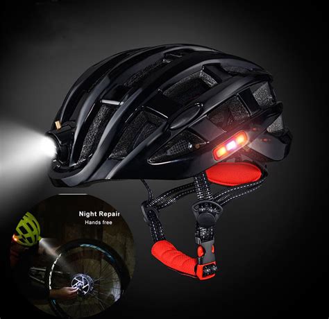 Mtb Helm Met Verlichting E Bike Racefiets Pro Fietshelm Met Verlichting Licht