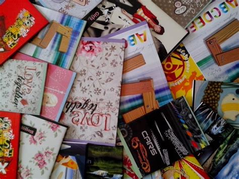 Free Picture Colorful Notebooks Students