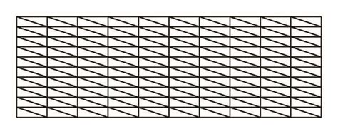 A Configuration Of Experiment 3 B Triangular Elements Used In The