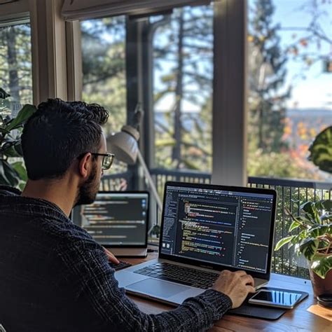 Free Productive Coding Session Photo Programmer Coding Laptop Download At Stockcake