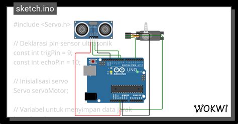 Tong Sampah Wokwi Esp32 Stm32 Arduino Simulator