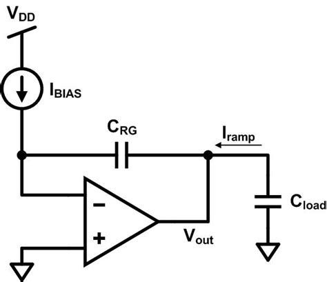 voltage ramp generator concept current required to charge variable at a