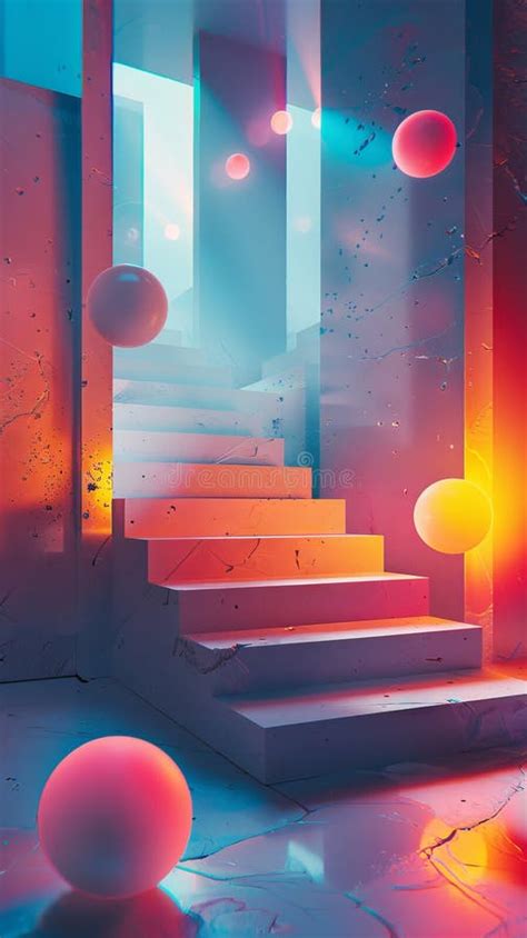 Organized Composition For Visual Hierarchy Stock Illustration Illustration Of Show Futuristic