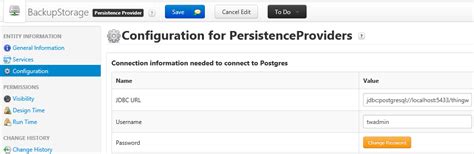 How To Set Up A Second Persistence Provider Ptc Community