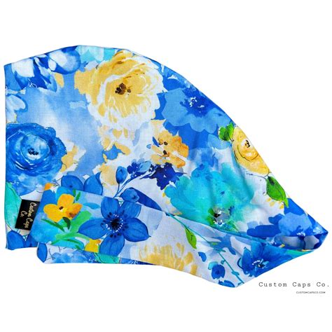 Beachy Blooms Pixie Custom Caps Co