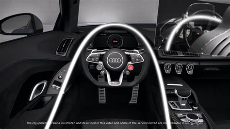 Audi R8 V10 Performance Quattro Interior Animation Video Audi