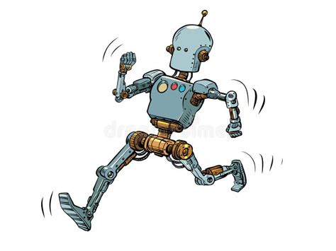 Robot Leader Among The Crowd Of Robots Created With Generative Ai