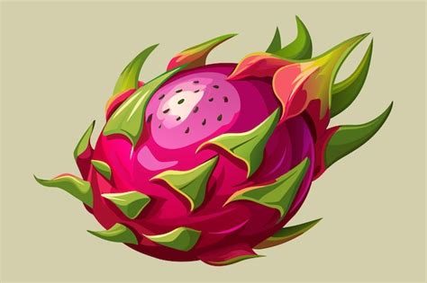 Premium Vector A Drawing Of A Strawberry With A Clock On It