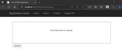 Struggling With Integrating Dropzonejs Into A C Webforms App