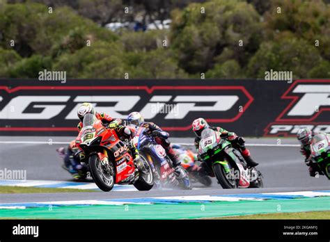 Phillip Island Australien 19 November 2022 Alvaro Bautista Von Spanien Auf Dem Rennen Aruba